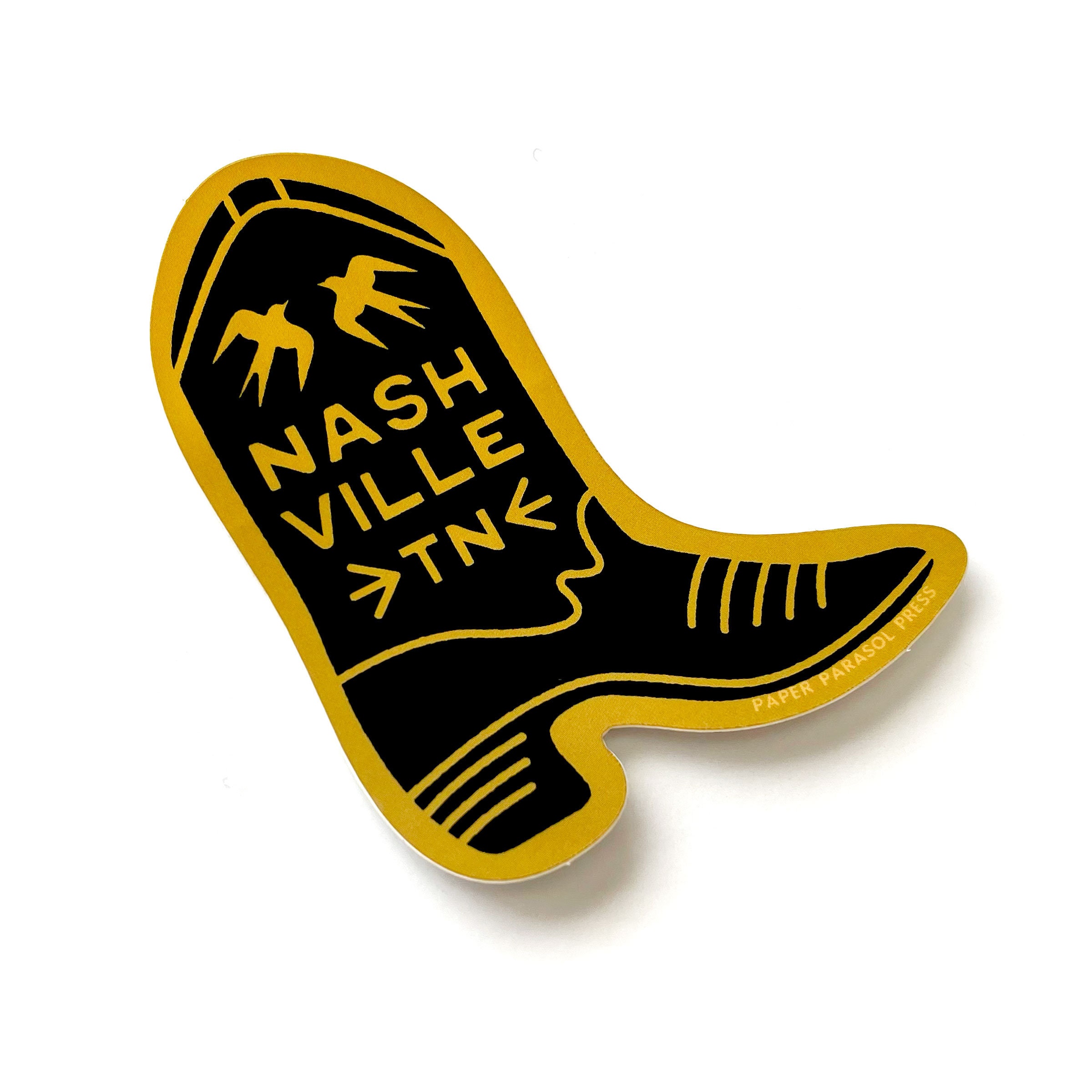 Nashville Boot Sticker Decal for Hydro Flask Sticker for - Etsy