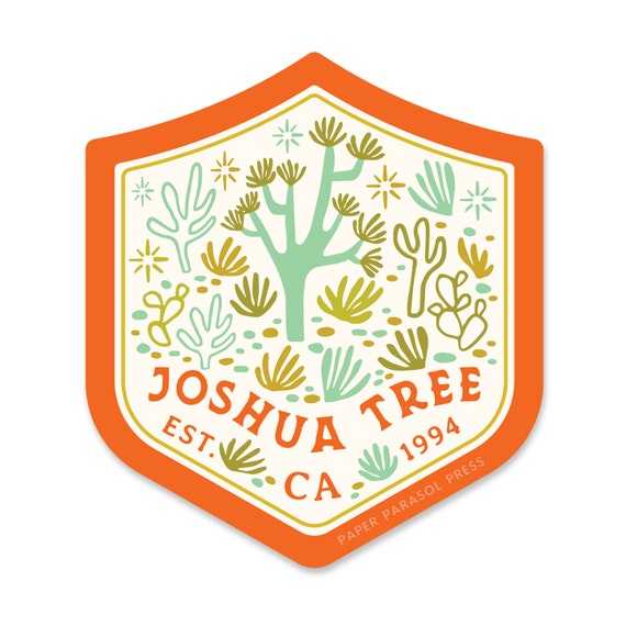 Joshua Tree National Park Sticker Decal for Water Bottle - Etsy