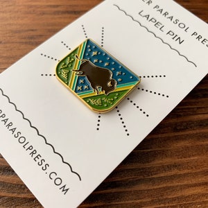 Bison Magic Enamel Pin - Etsy