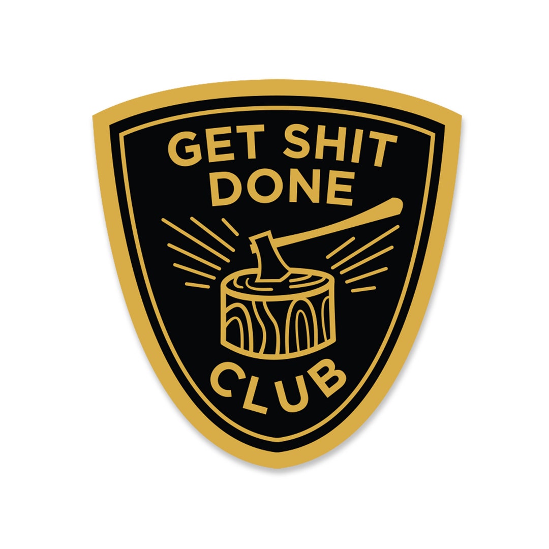 Get Shit Done Sticker, Decal for Water Bottle, Gift for Employee - Etsy