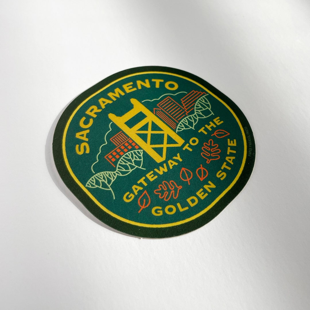 Sacramento Sticker, Decal for Water Bottle, Laptop Sticker, Sticker for ...