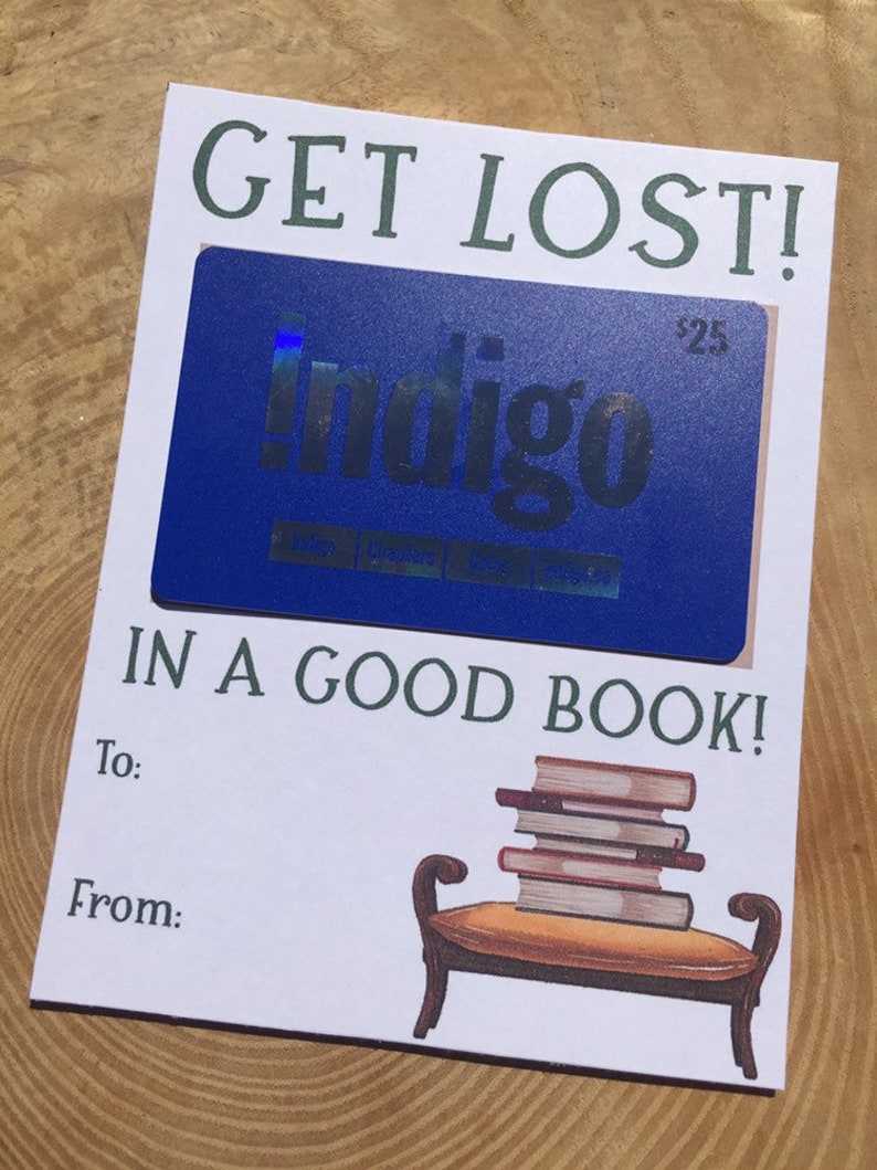 Get Lost in a Good Book Book Store Gift Card Holder - Etsy