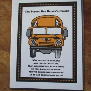Bus Driver's Prayer 8x10 Printable (Instant Download) - Etsy