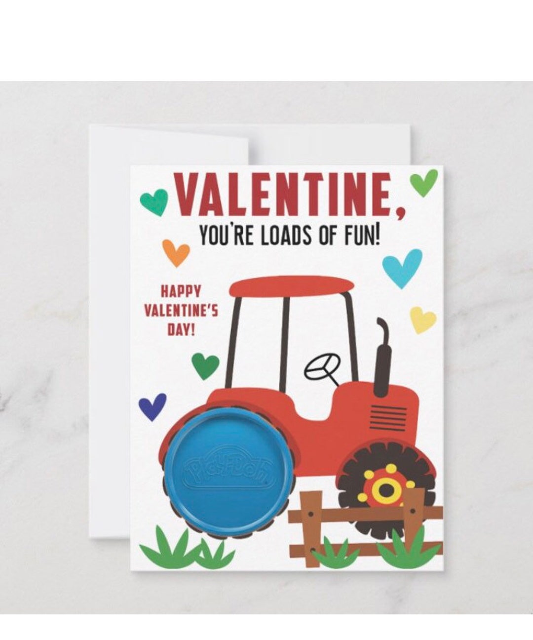 You're Loads of Fun, Valentine! Tractor, Farming Themed Valentine Party ...