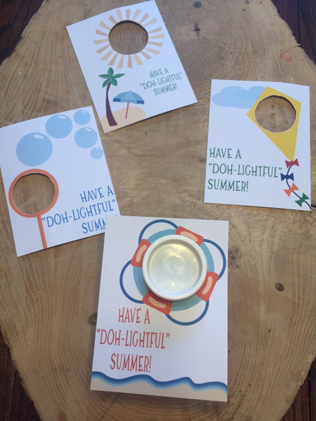 Summer, End of the Year Gift, Play Doh Gift Card Printable, Teacher ...