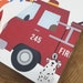Firefighter Play Doh Gift Card Printable, Birthday Party Favor, Thank ...