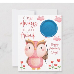 Owl Always Be Your Friend! Owl Themed Valentine Party Play Doh Favor ...