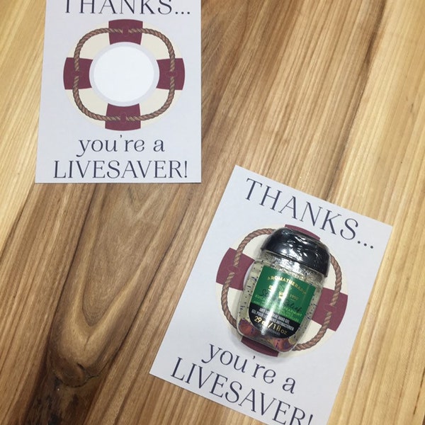 Teacher Appreciation Lifesaver - Etsy