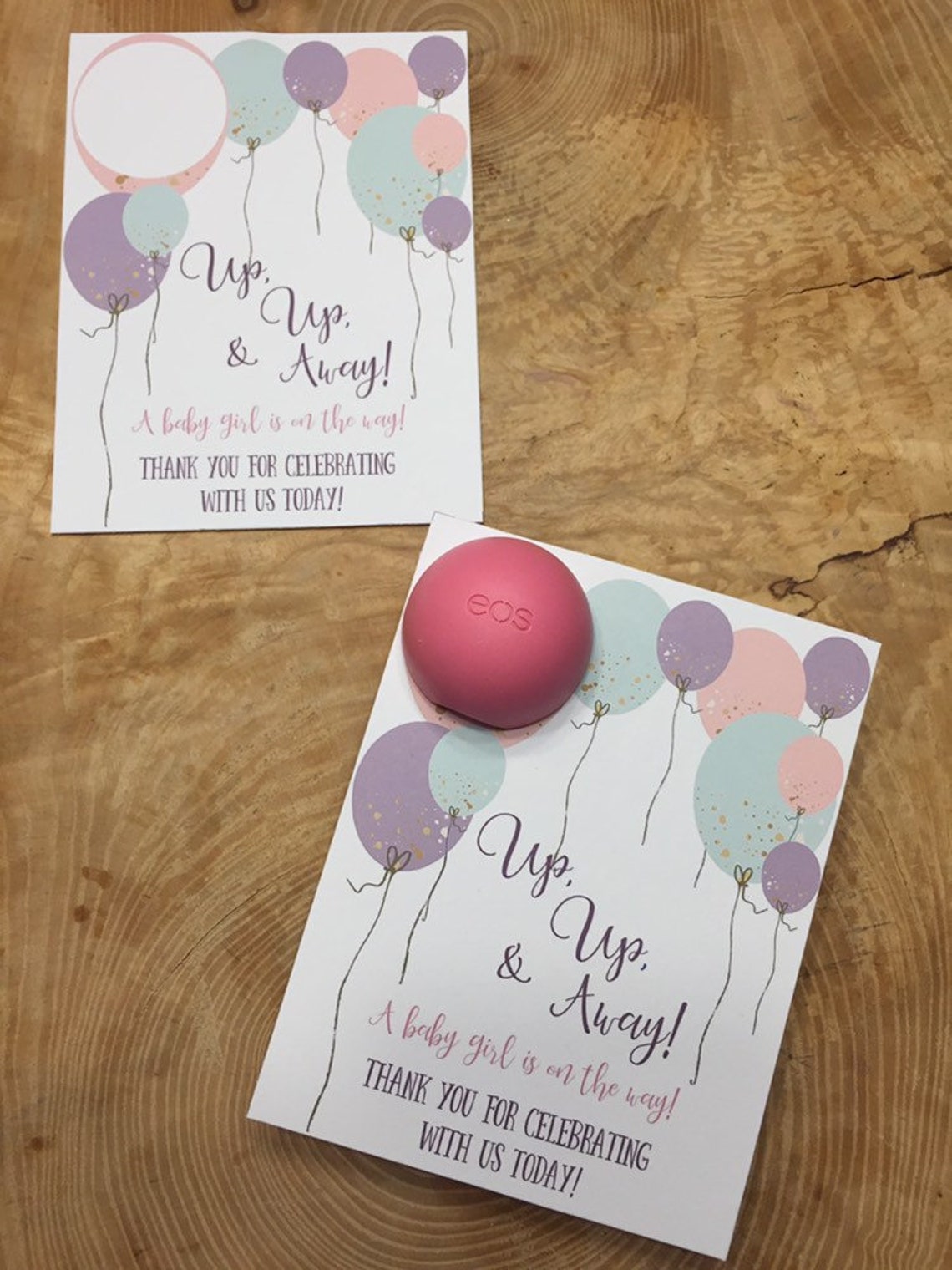 Up Up and Away A Baby Girl is on the Way Baby Shower EOS - Etsy