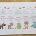 Cute Animals Valentine's Day Bookmarks Printable Digital - Etsy