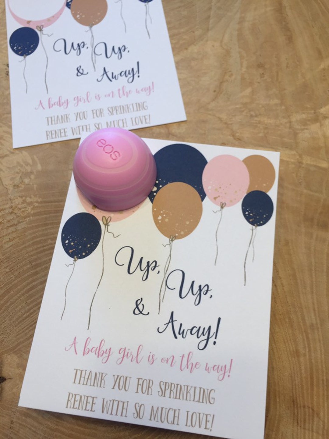 Up, Up, and Away! A Baby Girl is on the Way! Personalized Baby Shower ...