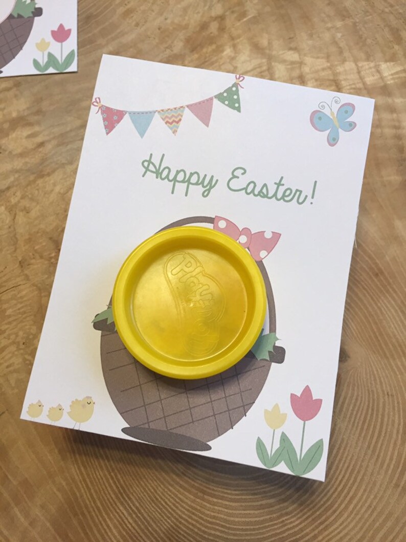 Easter Play Doh Gift Card Printable Teacher Student Gift - Etsy