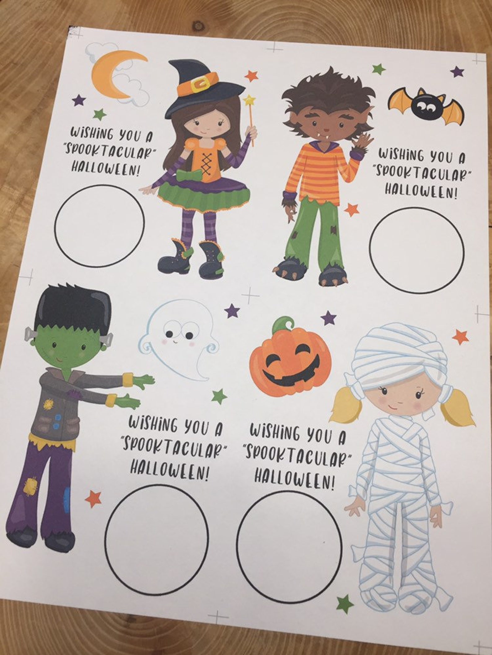 Halloween Play Doh Gift Card Printable Mummy Frankenstein | Etsy