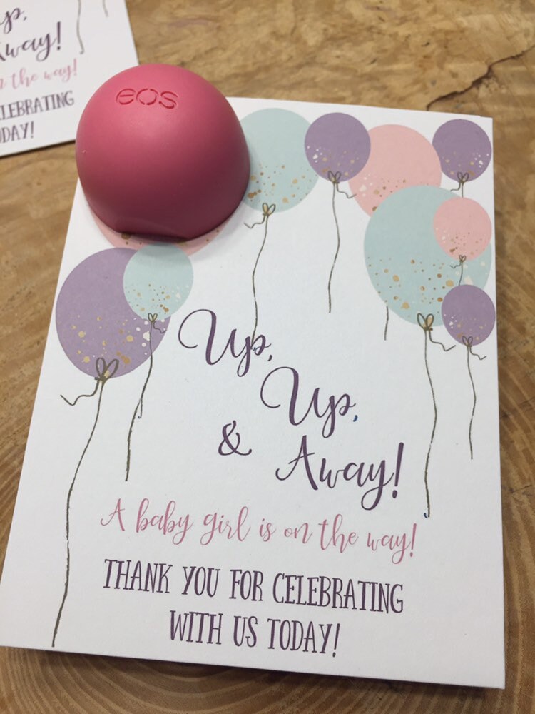 Up Up and Away A Baby Girl is on the Way Baby Shower EOS | Etsy