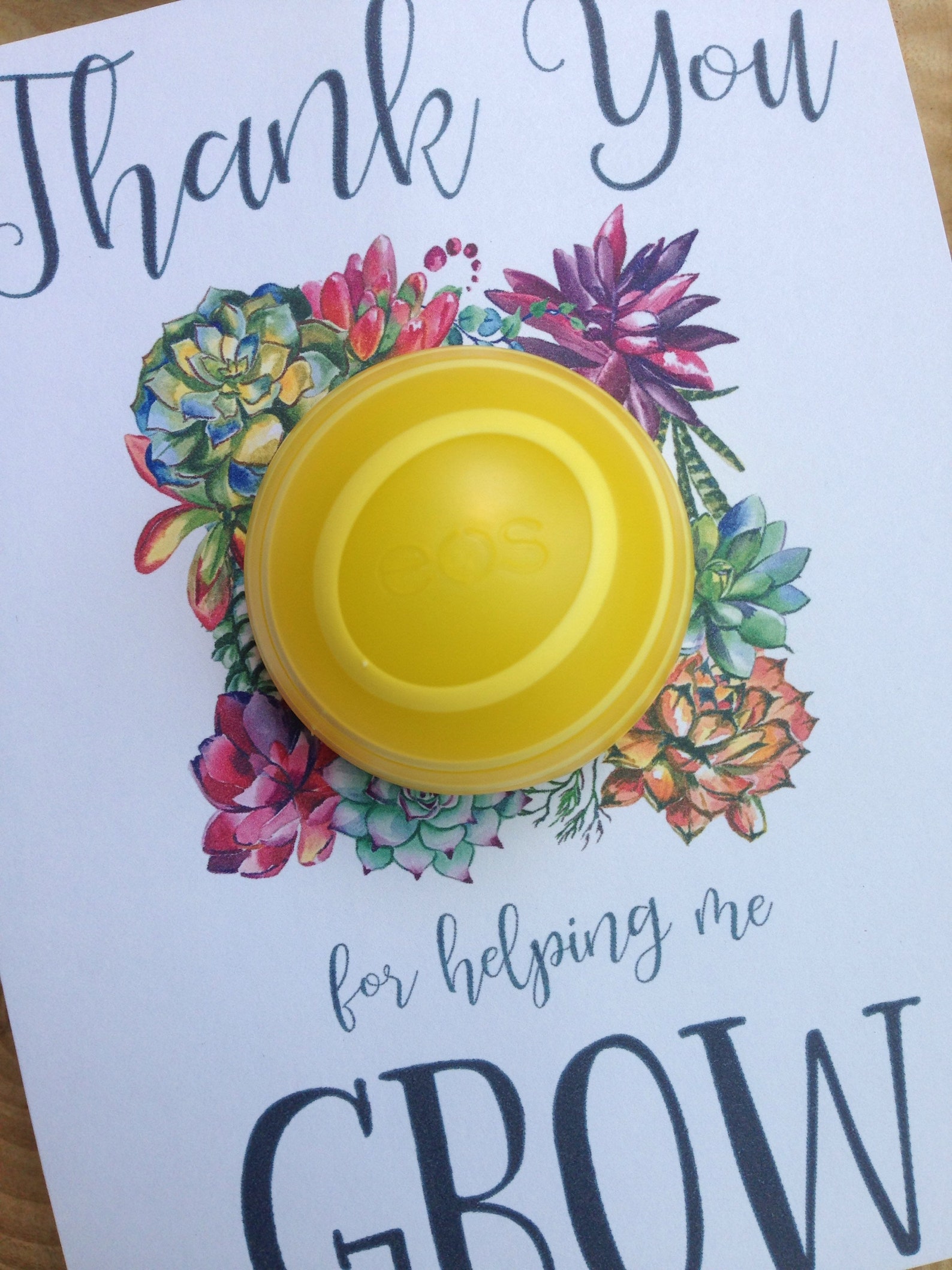 Succulent Watercolor Teacher Appreciation Thank You Cards for - Etsy Canada