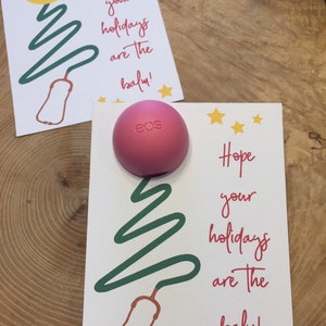 Christmas, Holiday Nurse Appreciation, Thank You Cards for EOS Lip Balm ...