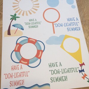 Summer, End of the Year Gift, Play Doh Gift Card Printable, Teacher ...