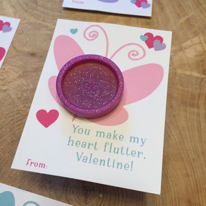 You Make My Heart Flutter, Valentine Valentine's Day Butterfly Play Doh ...
