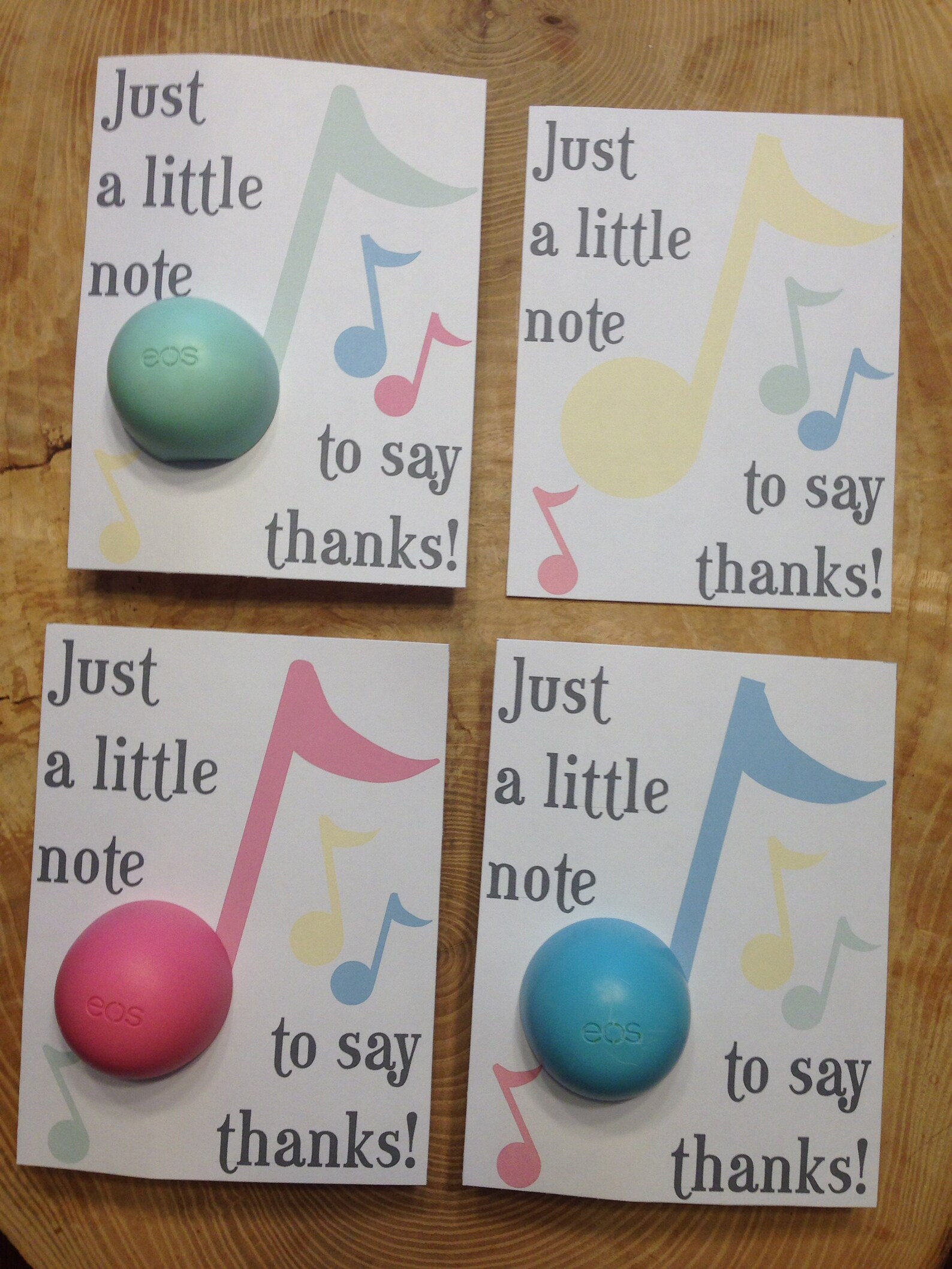 Music Teacher Appreciationmusic Note Pastel Thank You Cards | Etsy