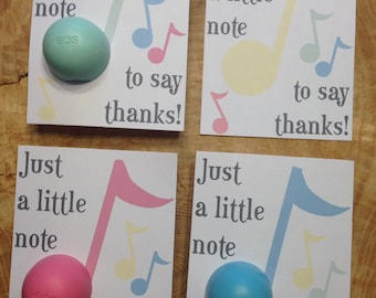 Music Teacher Appreciation Music Note Thank You Cards for | Etsy