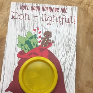 Hope Your Holidays Are Doh-lightful, Play Doh, Printable, Classroom ...