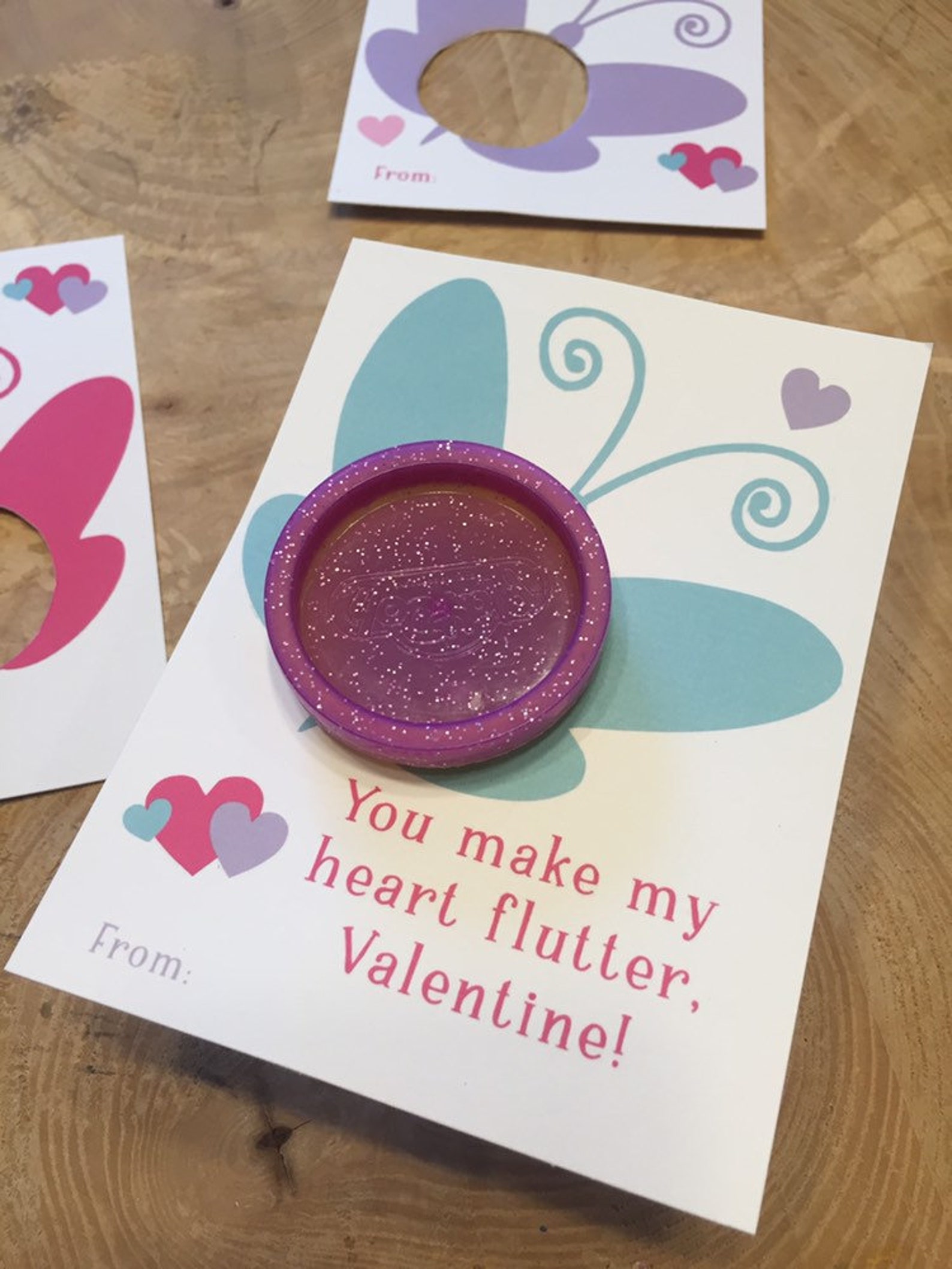 You make my heart flutter Valentine Valentine's Day | Etsy