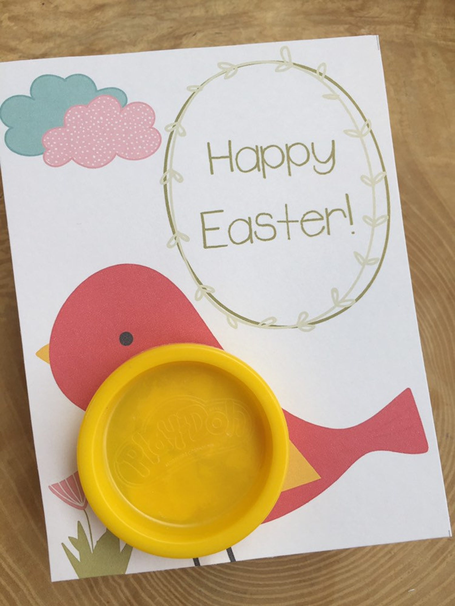 Easter Play Doh Gift Card Printable Teacher Student Gift - Etsy