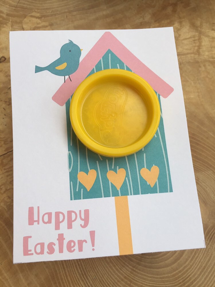 Easter Play Doh Gift Card Printable, Teacher, Student Gift, Classroom ...