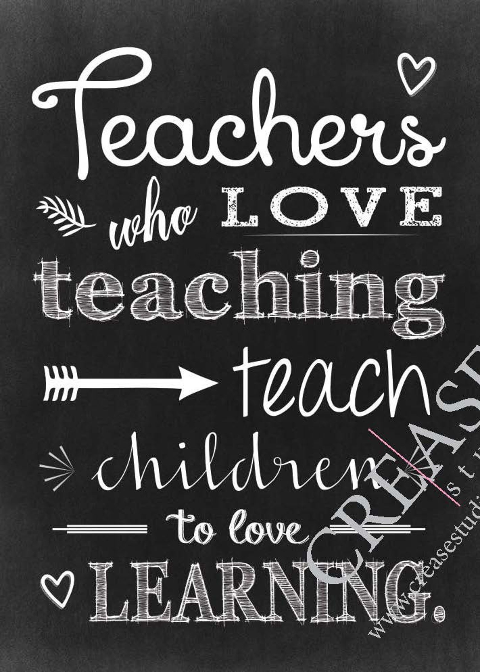 Teachers Who Love Teaching Teach Children to Love Learning - Etsy