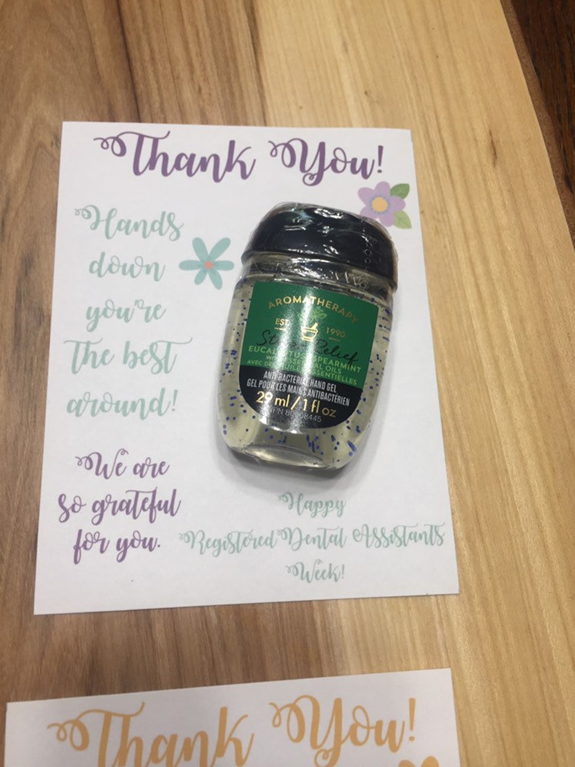 RDA Week Registered Dental Assistant appreciation thank you | Etsy