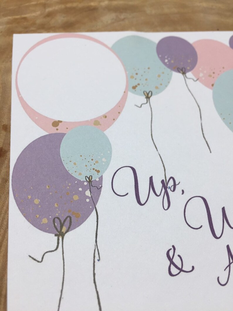 Up Up and Away A Baby Girl is on the Way Baby Shower EOS - Etsy