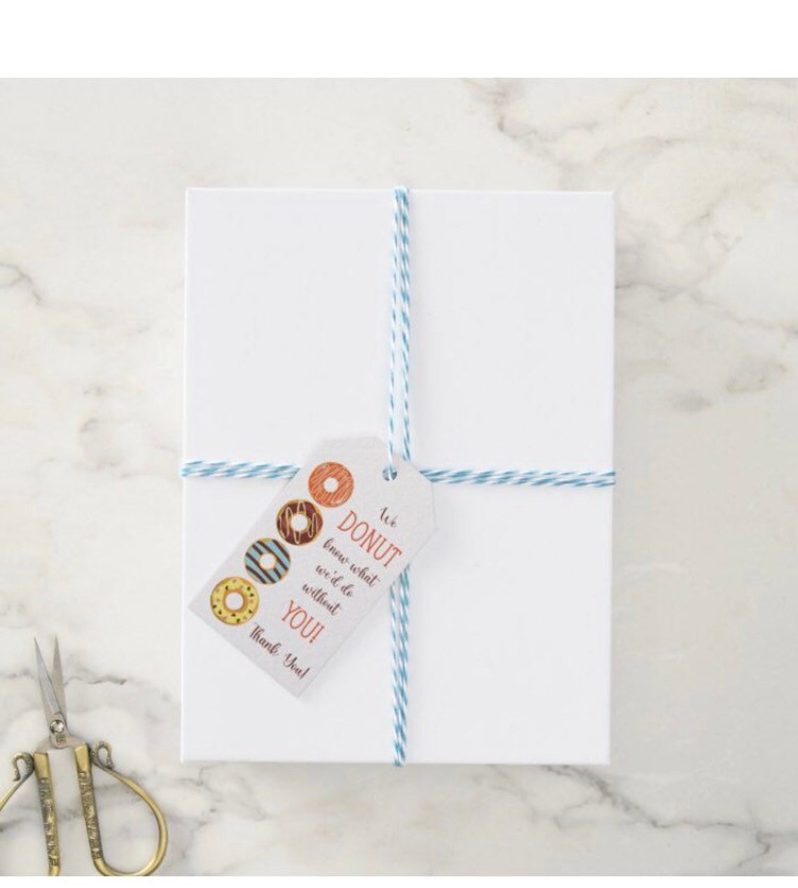 We Donut Know What We'd Do Without You! Thank You Gift Tag Printable ...
