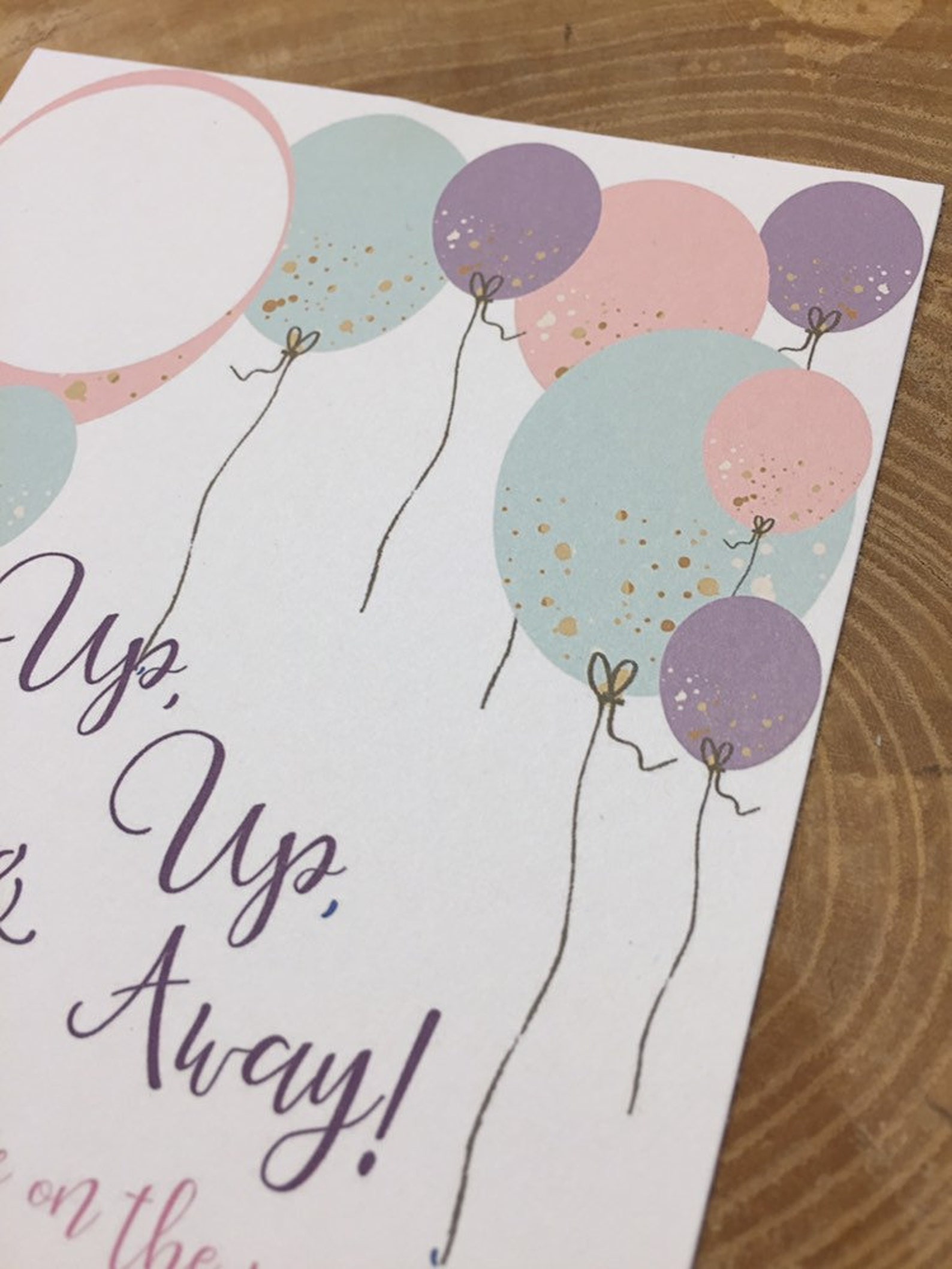 Up Up and Away A Baby Girl is on the Way Baby Shower EOS - Etsy