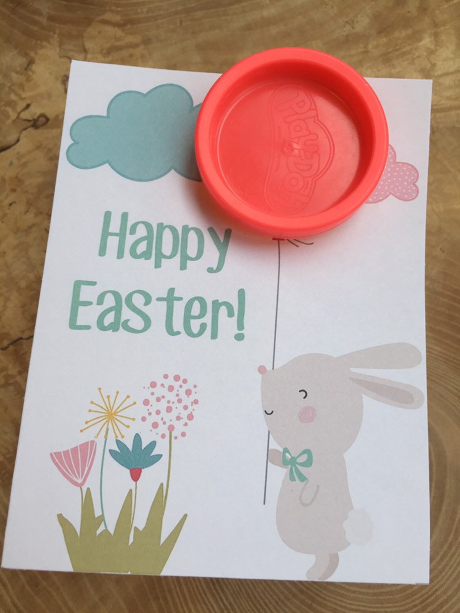 Easter Play Doh Gift Card Printable Teacher Student Gift - Etsy
