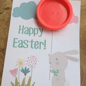 Easter Play Doh Gift Card Printable, Teacher, Student Gift, Classroom ...