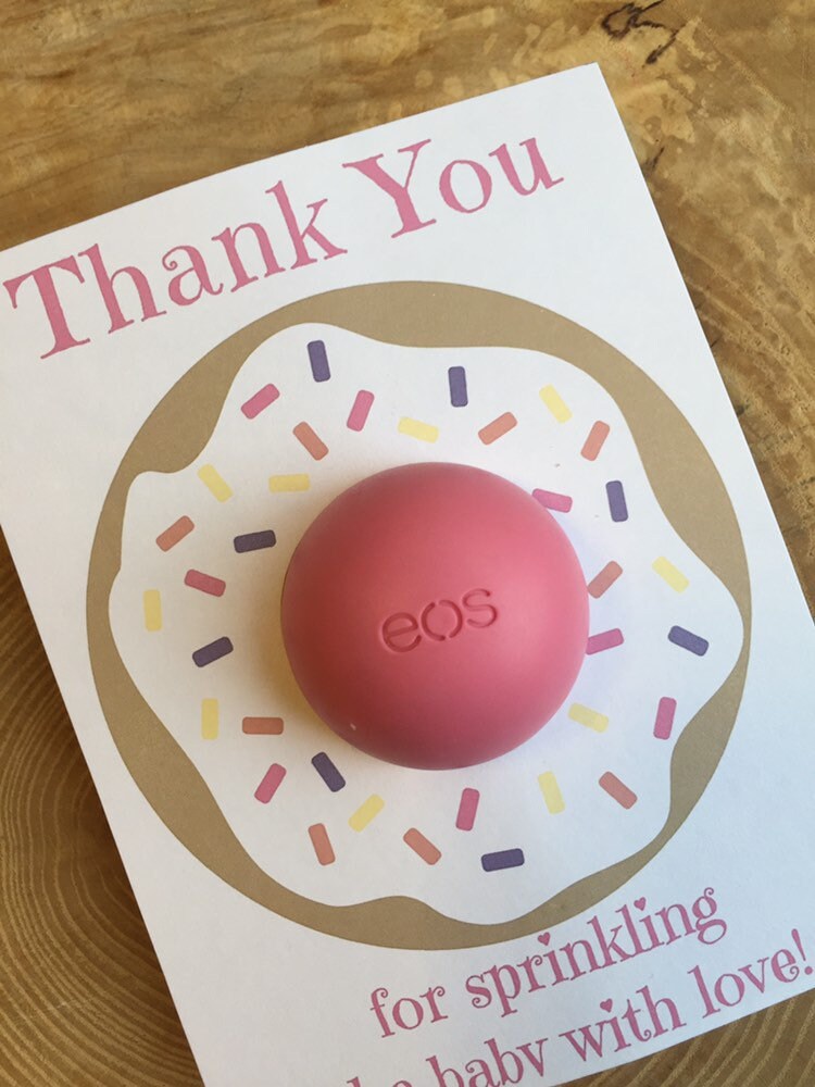 Thank You for Sprinkling the Baby With Love Donut Printable | Etsy