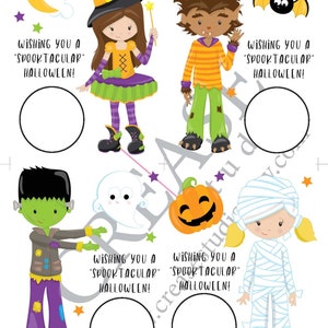 Halloween Play Doh Gift Card Printable, Mummy, Frankenstein, Werewolf ...