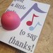 Music Teacher Appreciation, Music Note, Thank You Cards for EOS Lip ...