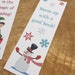 Christmas Bookmarks Elf Santa Reindeer Gingerbread Man - Etsy