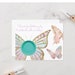 Butterfly Play Doh Gift Card Printable, Birthday Party Favor, Thank You ...