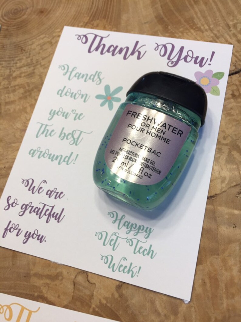 Vet Tech Week Appreciation Thank You Cards for Hand - Etsy Vet Tech Week Appreciation Thank You Cards for Hand - Etsy