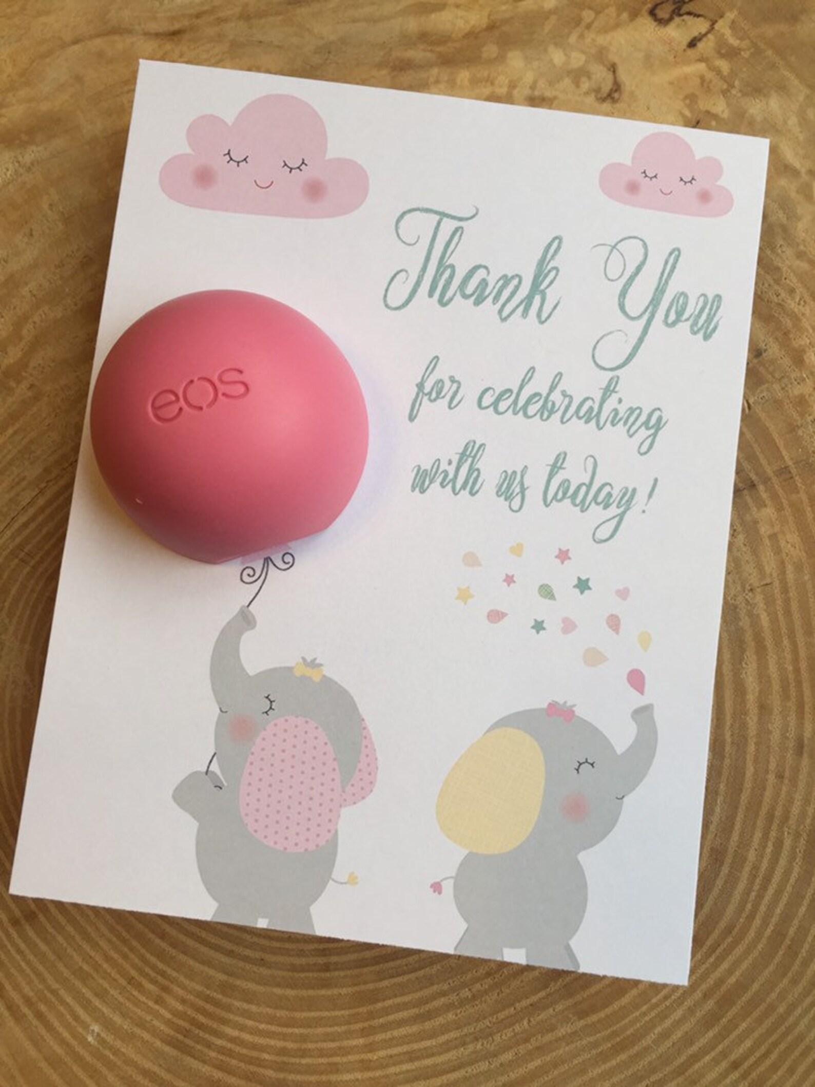 Elephant Baby Shower Baby Sprinkle Birthday Party EOS Lip | Etsy