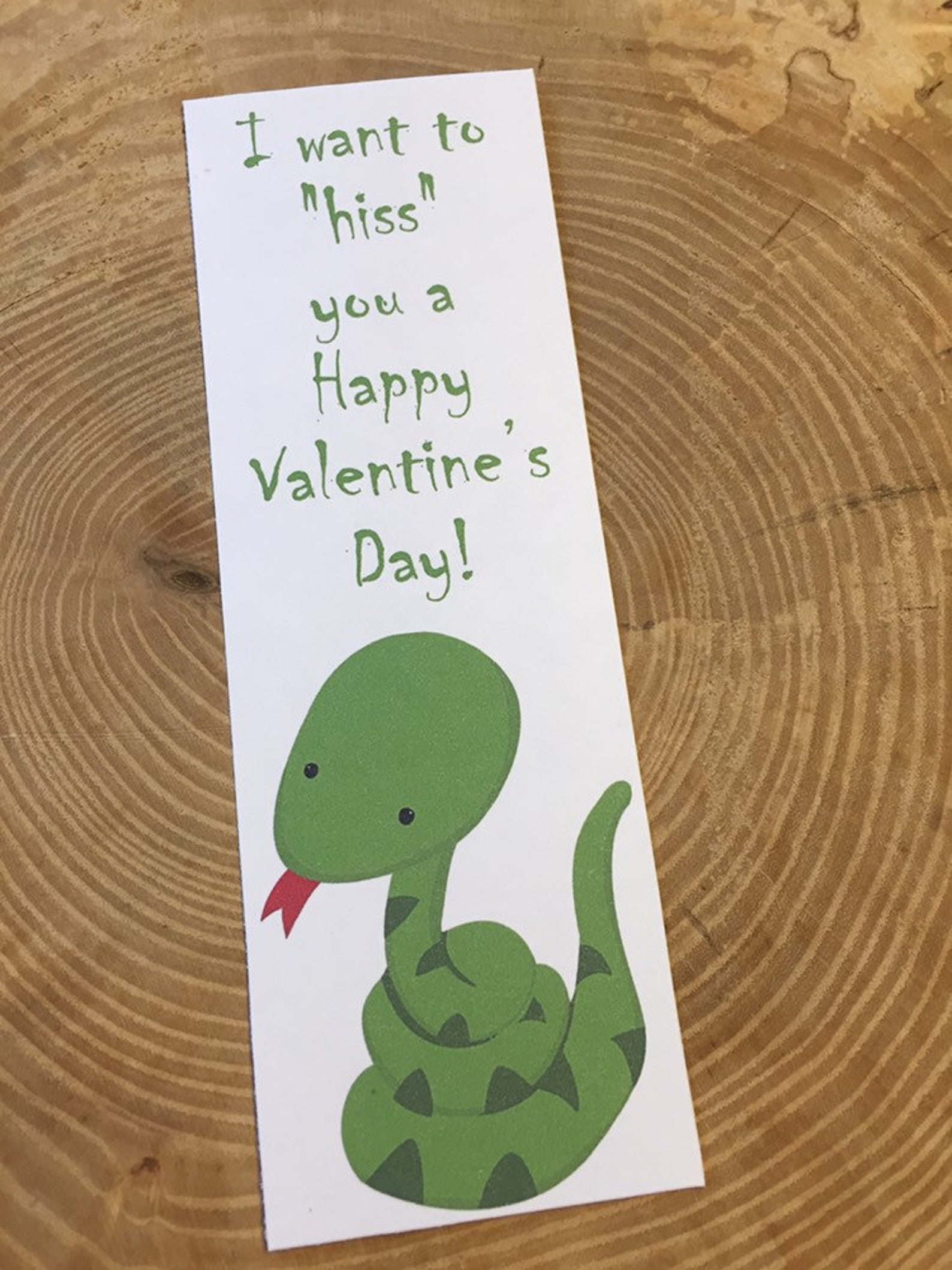 Jungle Animals Valentine's Day Bookmarks, Printable, Digital File ...