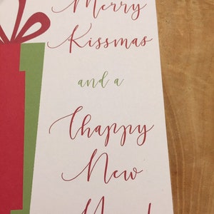 Merry Kissmas and Chappy New Year, Lip Balm Tubes, Printable, Gift ...