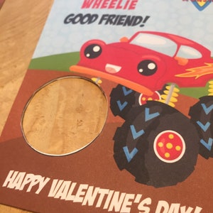 You're a Wheelie Good Friend! Monster Truck Play Doh Favor Card ...