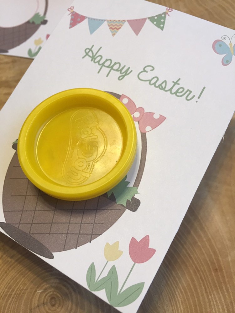 Easter Play Doh Gift Card Printable Teacher Student Gift | Etsy