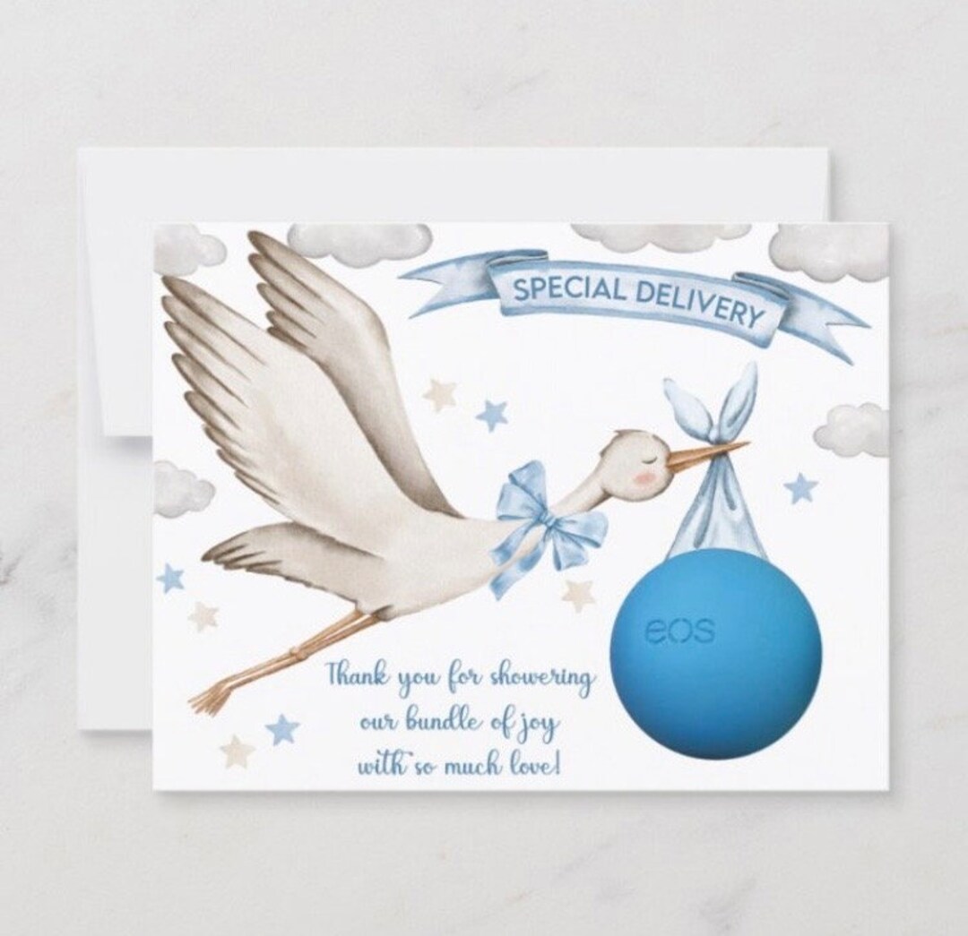 Stork, Bundle of Joy, Baby Shower, Baby Sprinkle, EOS Lip Balm Party ...