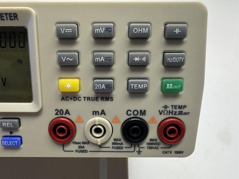 VINTAGE VICI Digital Multimeter VC8145 Bench Top Voltmeter - Etsy