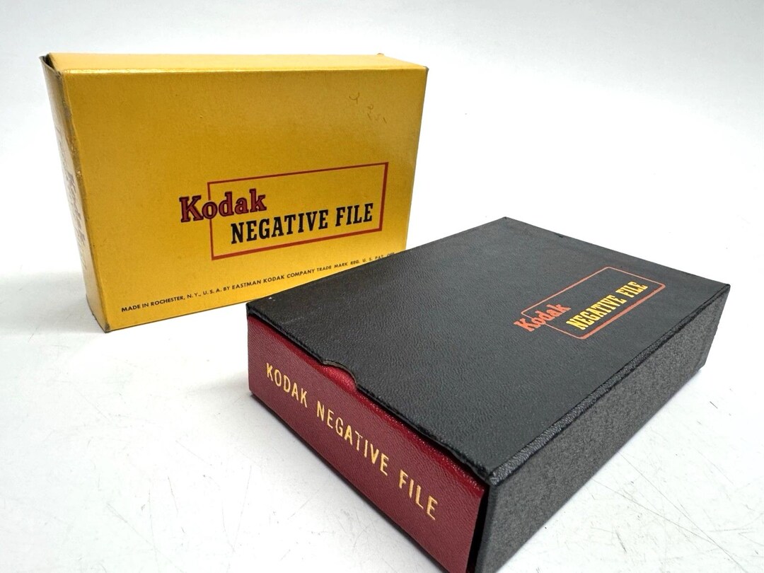 VINTAGE NOS Kodak Negative File for 100 4x5in Negatives - Etsy