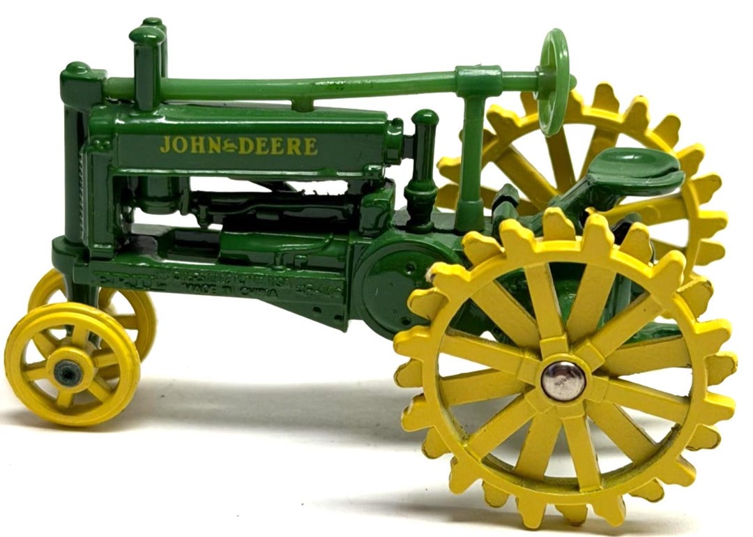 Vintage Ertl John Deere Diecast Mini F-14 Tractor Measures 3” - Etsy